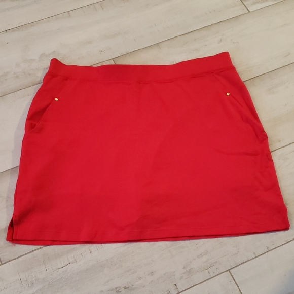 Shorts | Red Skort Size Xl Jones New York | Poshmark